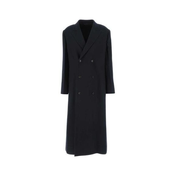 QUIRA | Jackets & Coats | Quira Midnight Blue Wool Coat | Poshmark